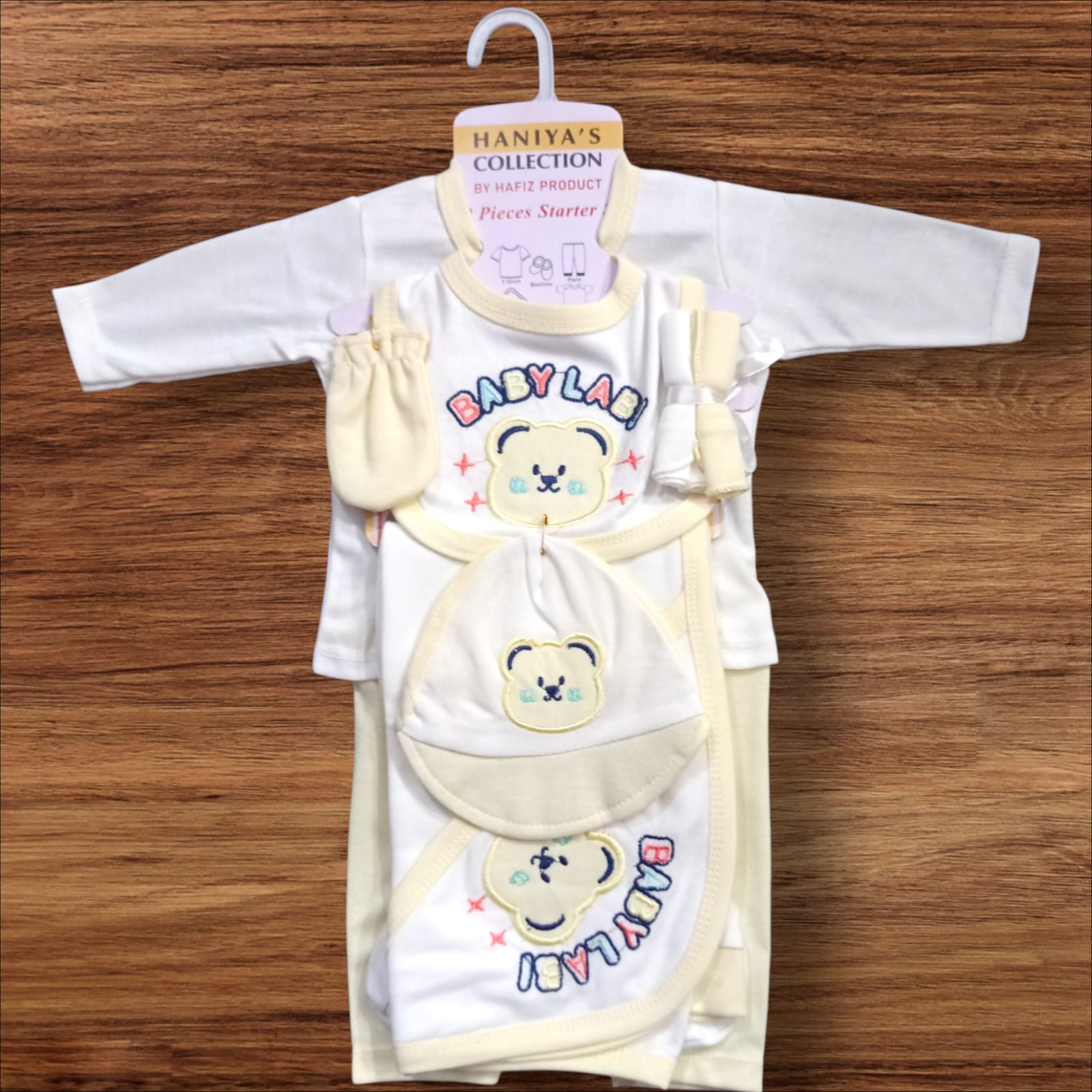 New Born Baby Starter Set Baby Labi Yellow – Mother Choice